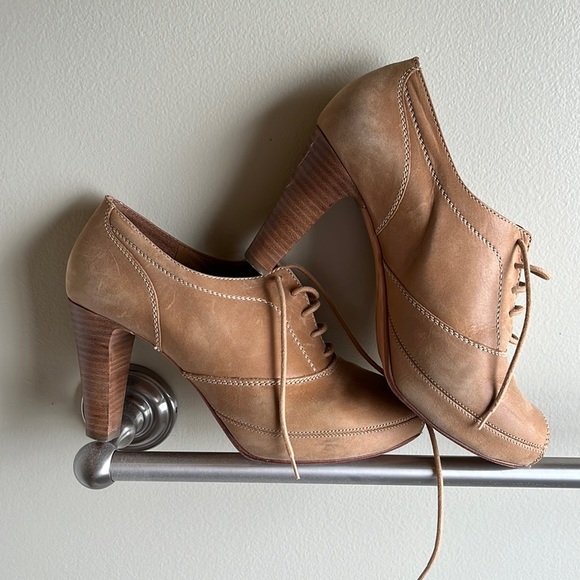 Anthropologie | Shoes | Anthro Schuler Sons Peep Toe Heels | Poshmark